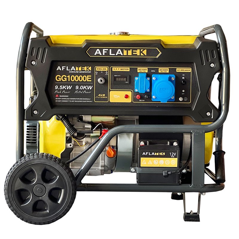 Aflatek GG10000E: 9kW Portable and Powerful Gasoline Generator.